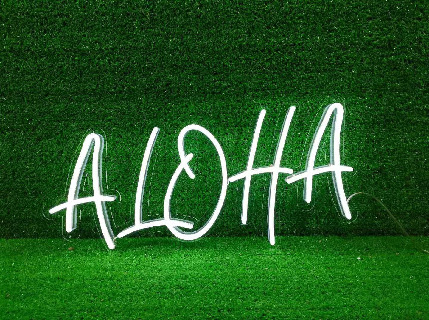 Aloha Neon Sign Custom Neon Sign Neon Sign LED Neon Sign | Etsy