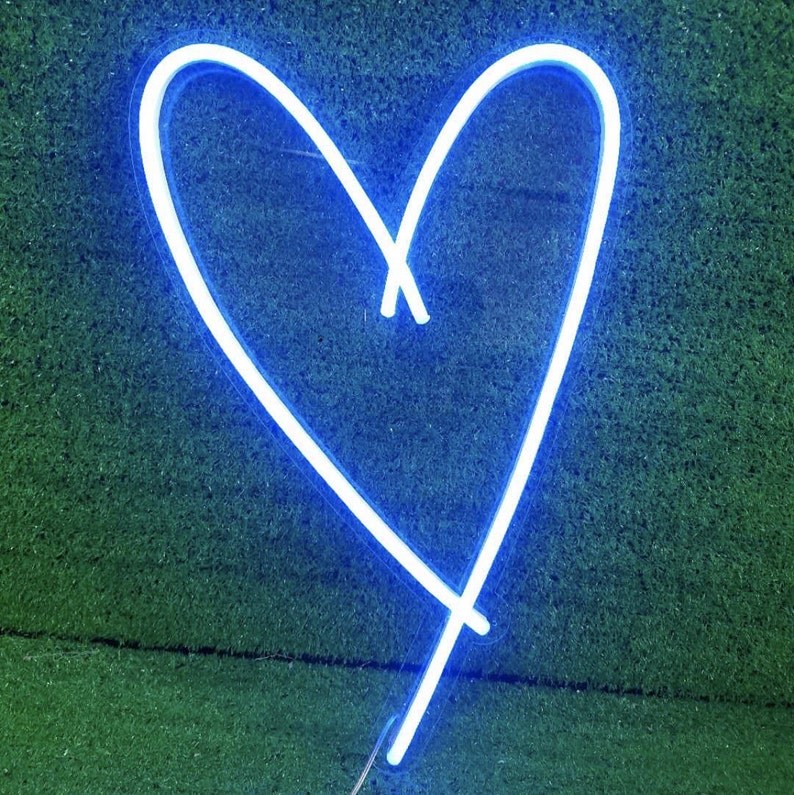 Heart Neon Sign Love Neon Sign Wedding Neon Sign Couple - Etsy