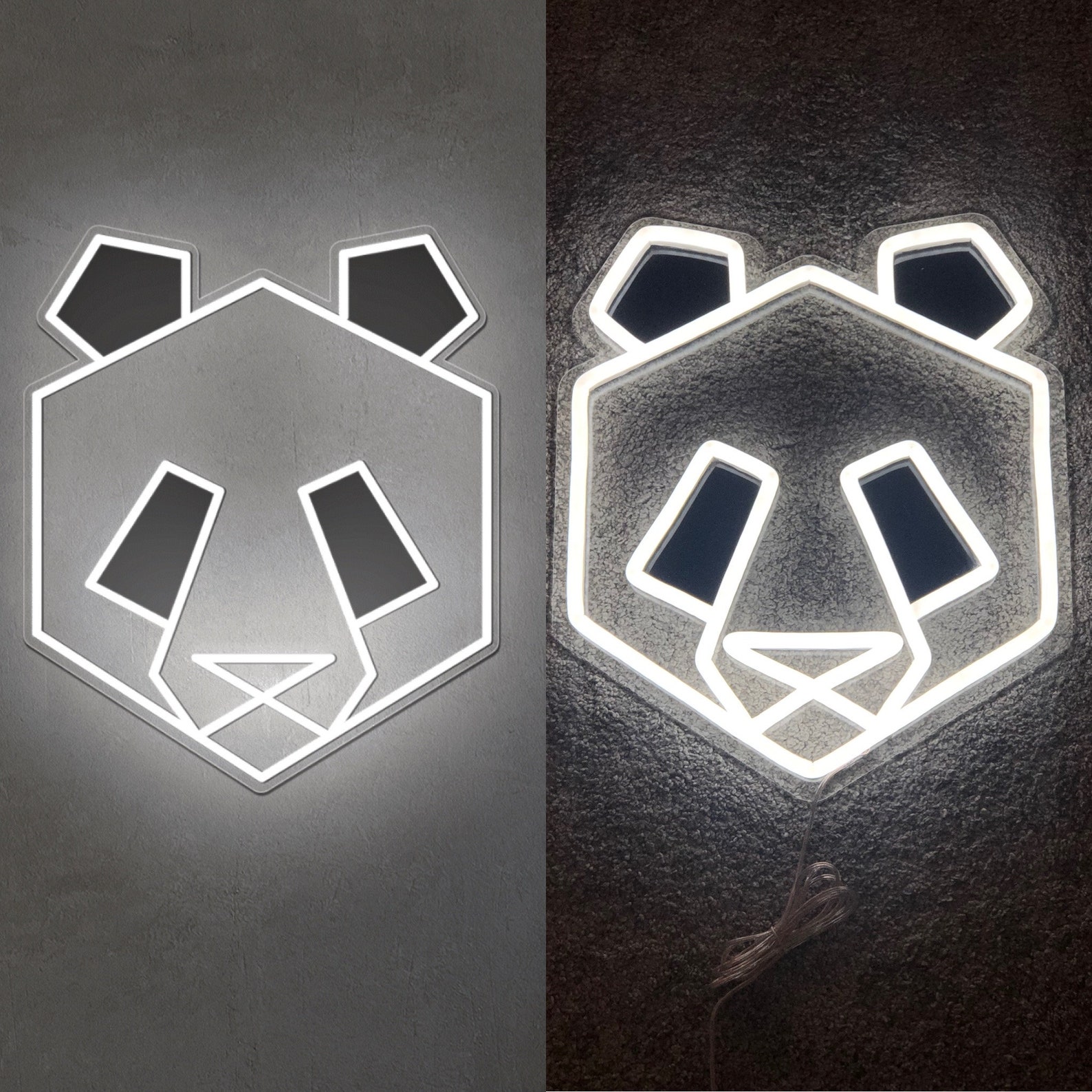 Panda Neon Sign, Animal Sign, Panda Lover Gift - Etsy