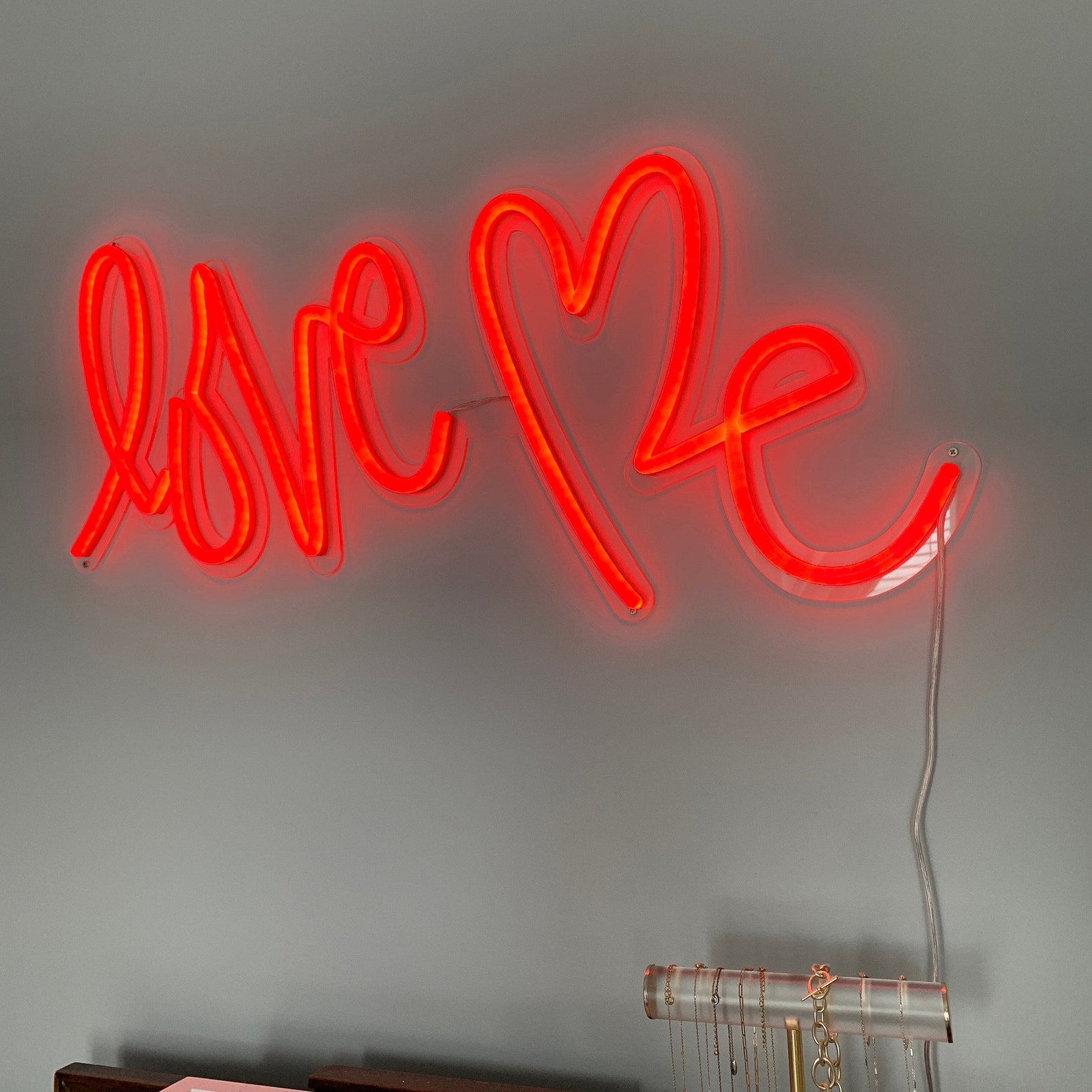Love Me Neon Sign Perfect Neon Sign for Girls Room Dacoretion | Etsy