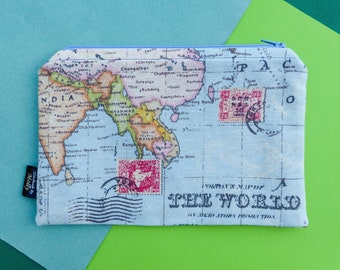 Map Pencil Case - Etsy