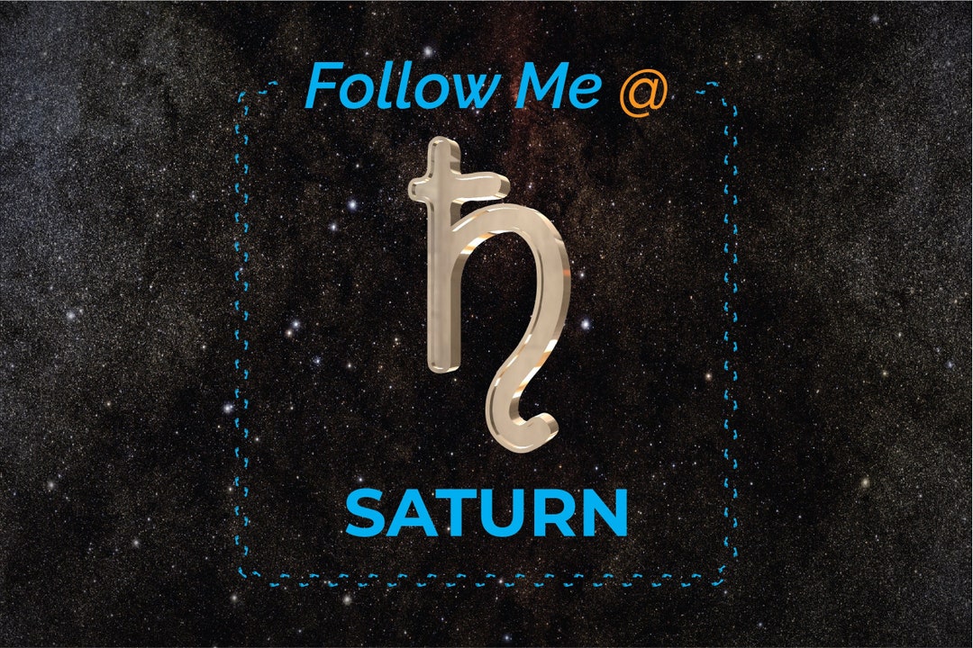 Follow Me @ Saturn PNG Sublimation, Astrology Jokes/funny Puns/memes ...