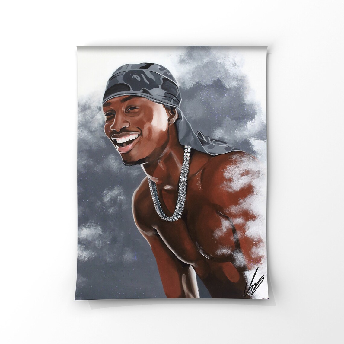 LIL TJAY Art Print by Izasart Lil Tjay Poster Rap Wall - Etsy