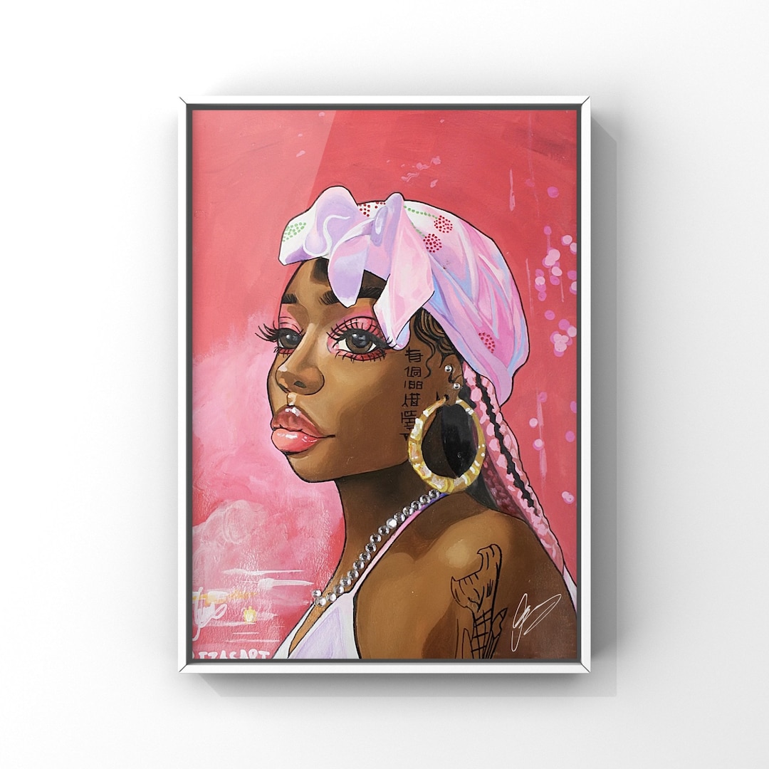 SUMMER WALKER Original Art Print by Izasart Summer Walker - Etsy