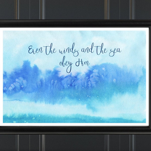 Even the Waves Obey - Etsy