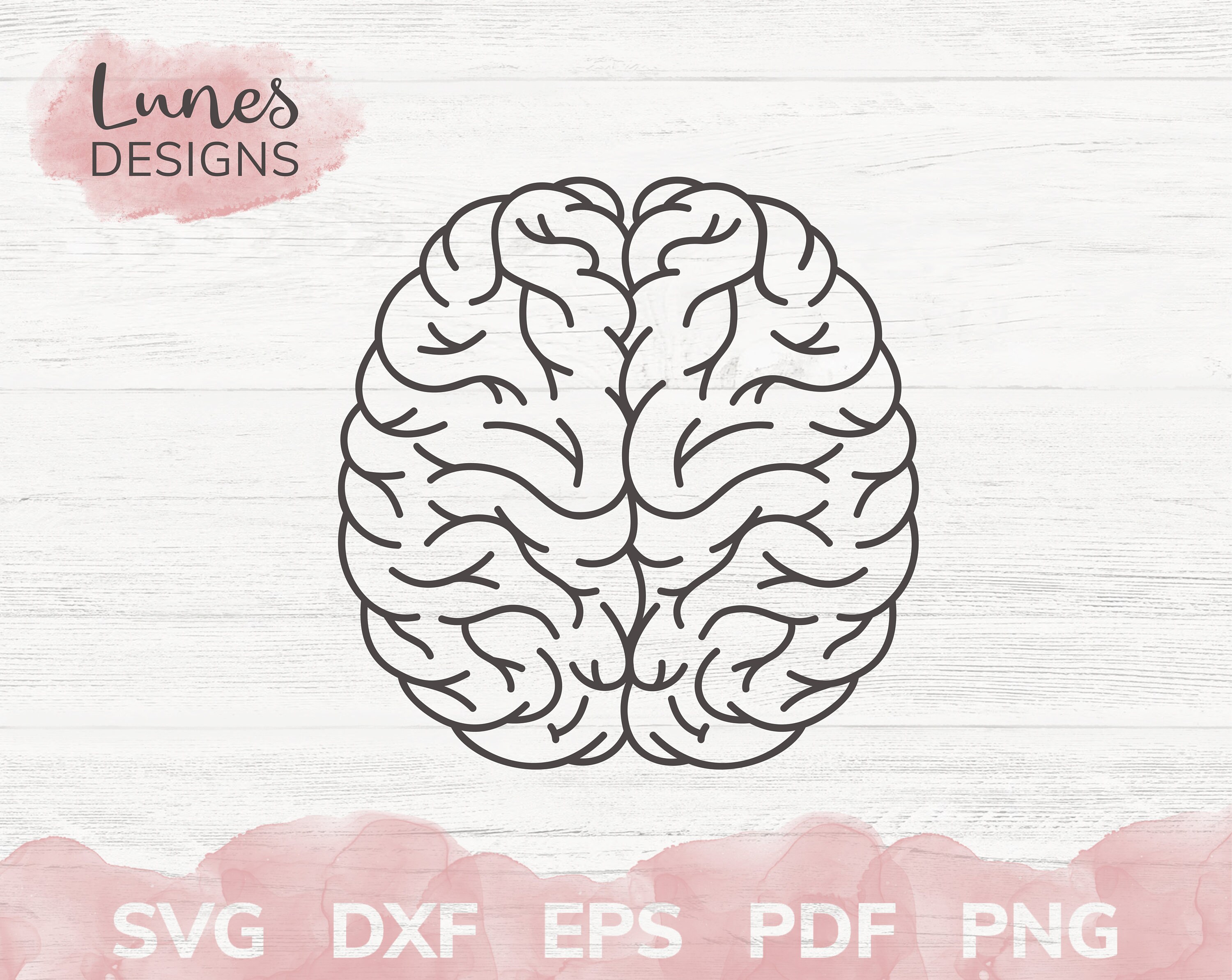 Brain svg files for cricut Mental health svg Mind svg Brain | Etsy