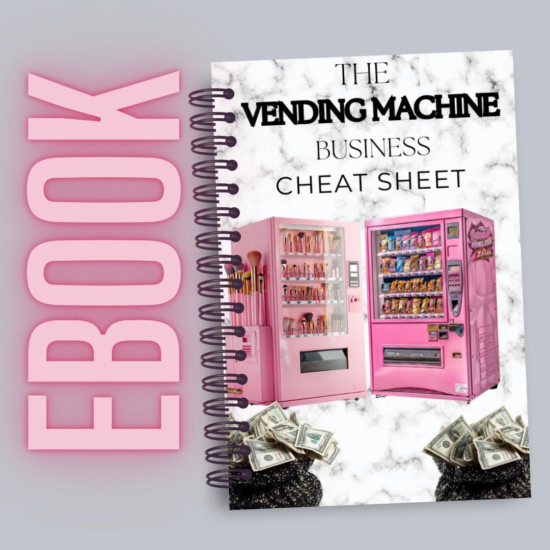 Start a Vending Machine Business Ebook Guide Blueprint Cheat Sheet - Etsy