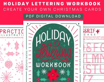 Hand Lettering Workbook | Etsy