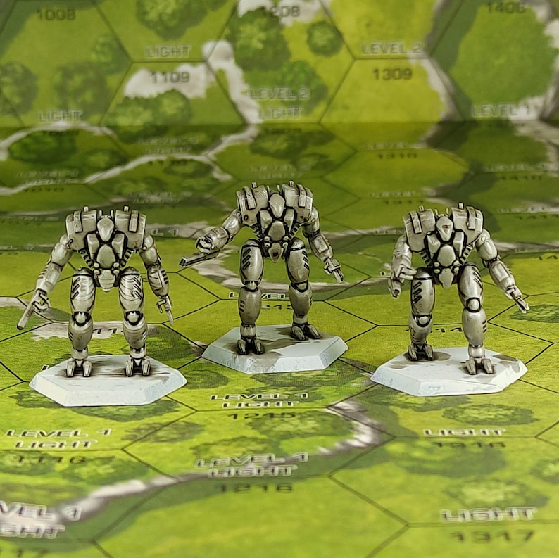 Battletech Miniatures 5x Roc Protomechs cliff - Etsy