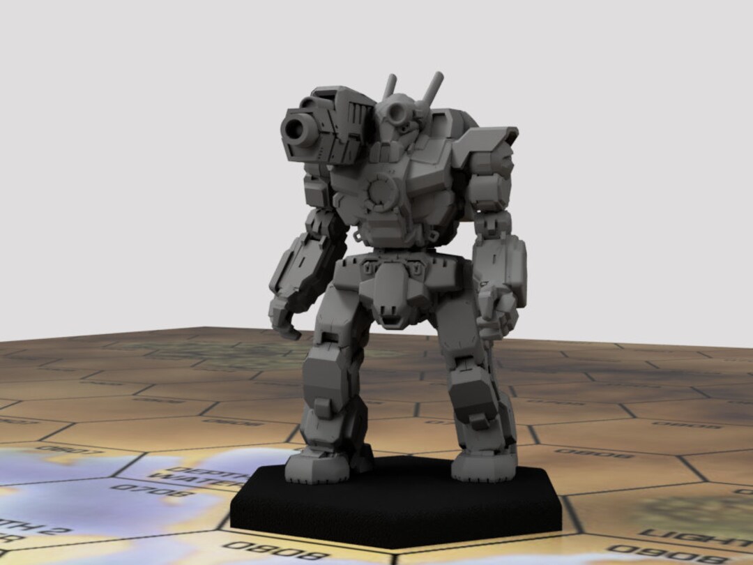 Battletech Miniatures Tro 3085 Clan Mechs Mwo Style 3d Printed On Demand Etsy