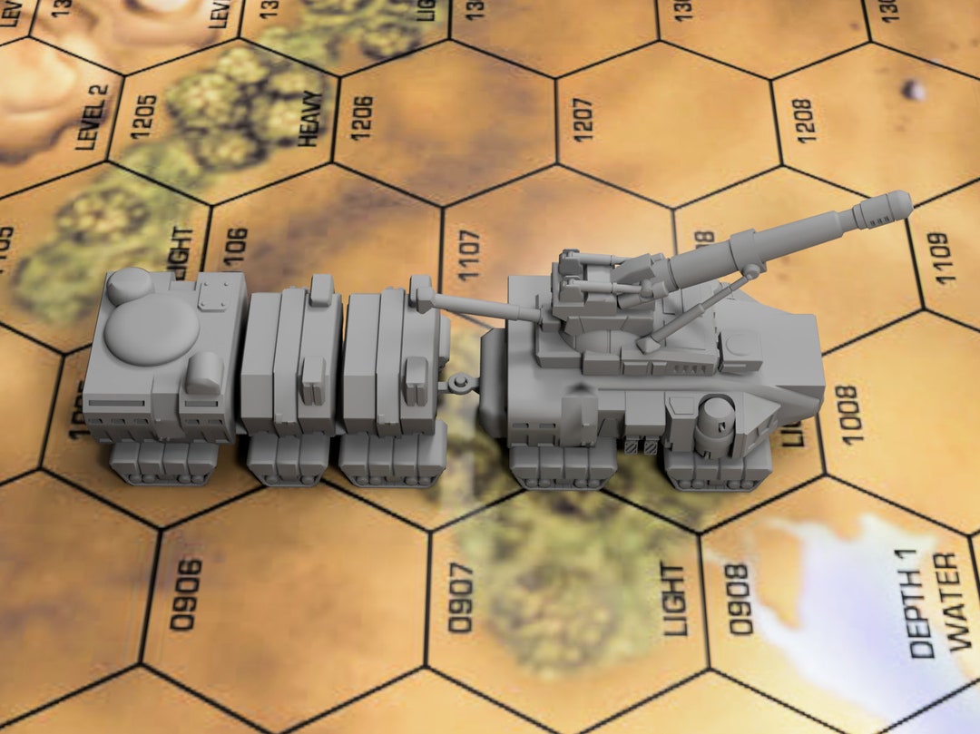 Battletech Miniatures Long Tom Mobile Artillery Defiance Industries ...