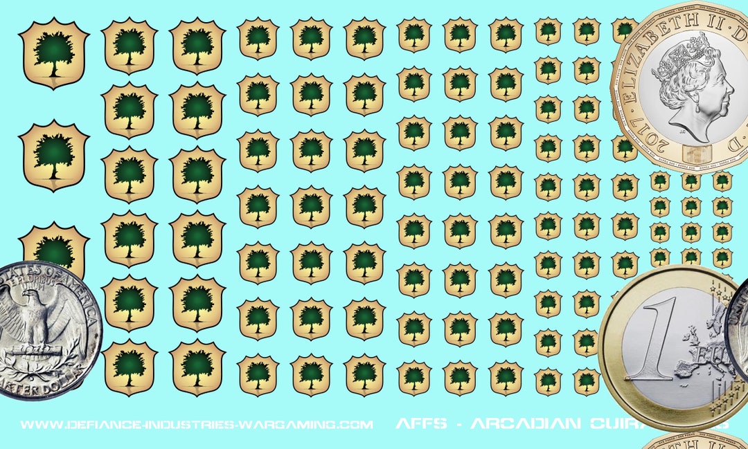 Federated Suns Arcadian Cuirassiers 126x Premium Waterslide Decals for ...