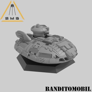 Battletech Miniatures Bandit Hover Tank Sirmortimerbombito Sculpt - Etsy