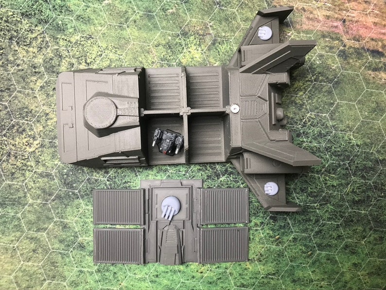 Battletech Mechscale Leopard Dropship original Design - Etsy