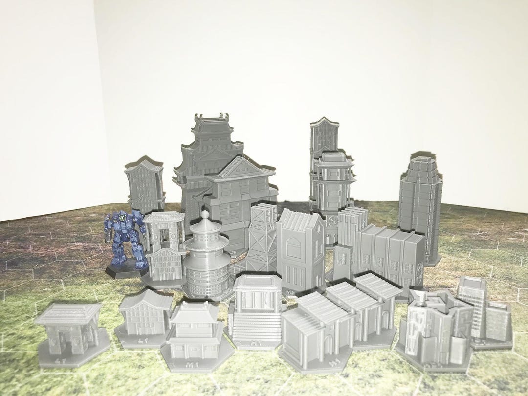 Luthien Citytech Set (individual Buildings) - Mapscale Buildings ...