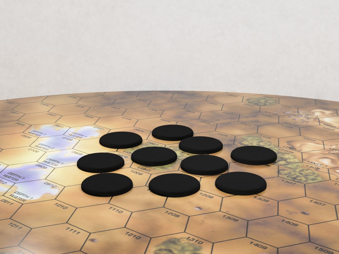 32mm Round Bases Plastic 3D Printed - Etsy