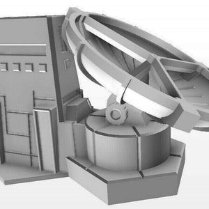 Battletech/citytech Mapscale Building Comstar HPG Station - Etsy