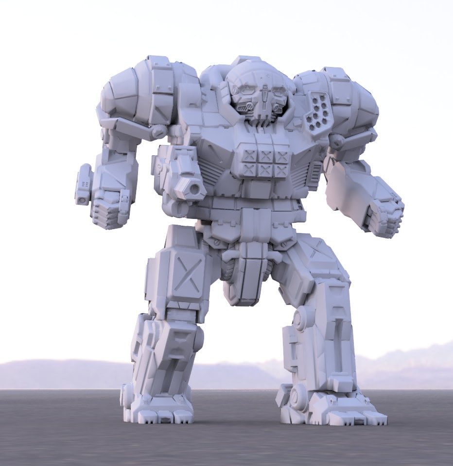 Battletech Miniatures - TRO 3050 - Inner Sphere Mechs MWO Style - 3D ...