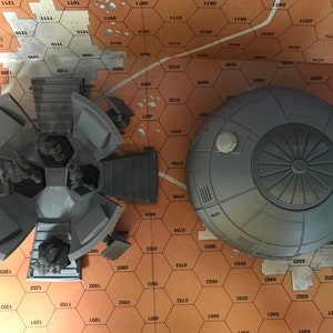 Battletech Mechscale Confederation Dropship Defiance Industries Exclusive - Etsy