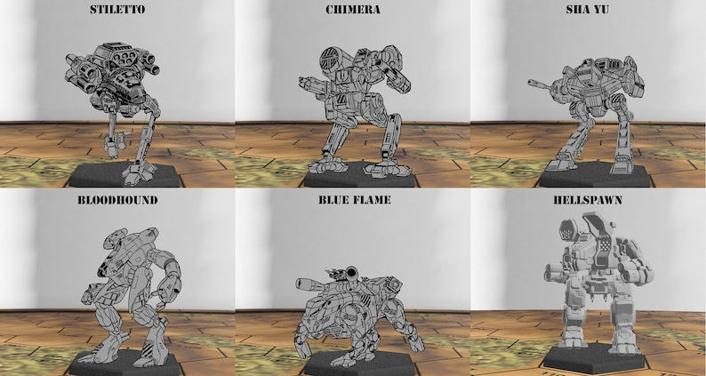 TRO 3067 - Inner Sphere Mechas | American Mecha | Compatible With BT ...