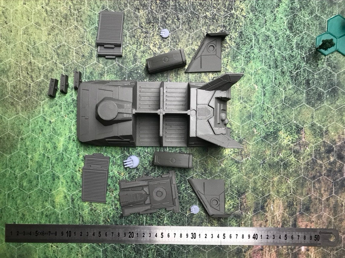 Battletech Mechscale Leopard Dropship original Design - Etsy