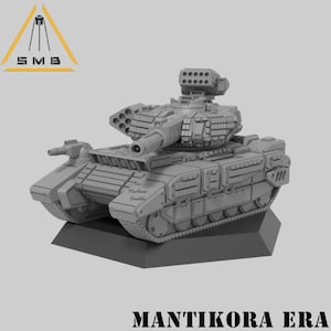 Battletech Miniatures Manticore ERA Heavy Tank - Etsy