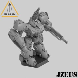 Battletech Miniatures Zeus Japanese Style Sirmortimerbombito Sculpt - Etsy