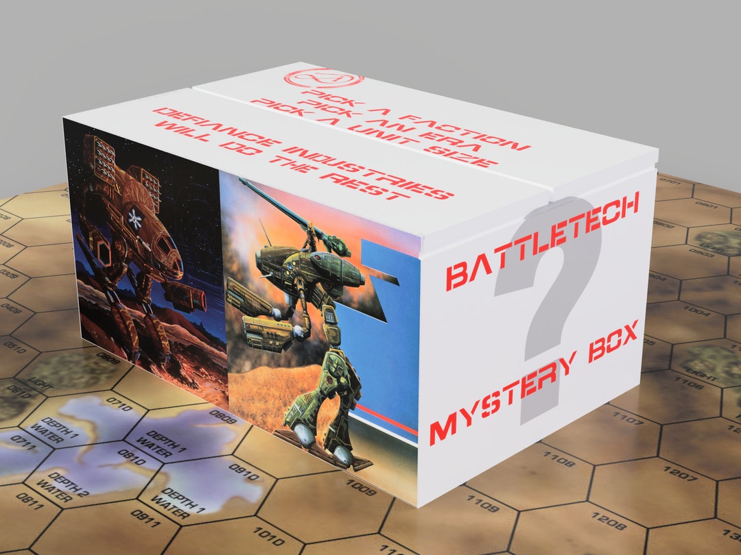 Battletech Miniatures Mystery Box Battalion 40 Mechs Any Faction, Any ...