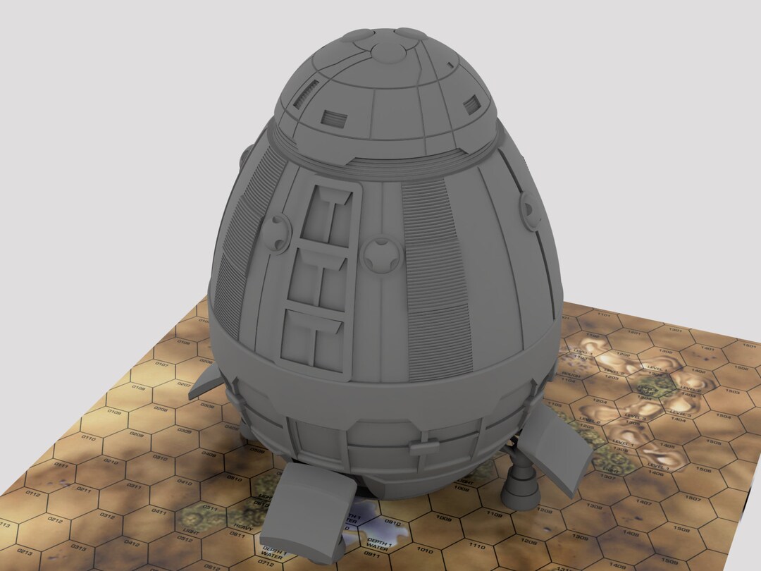 Battletech Behemoth Mapscale Civilian Dropship Defiance Industries ...