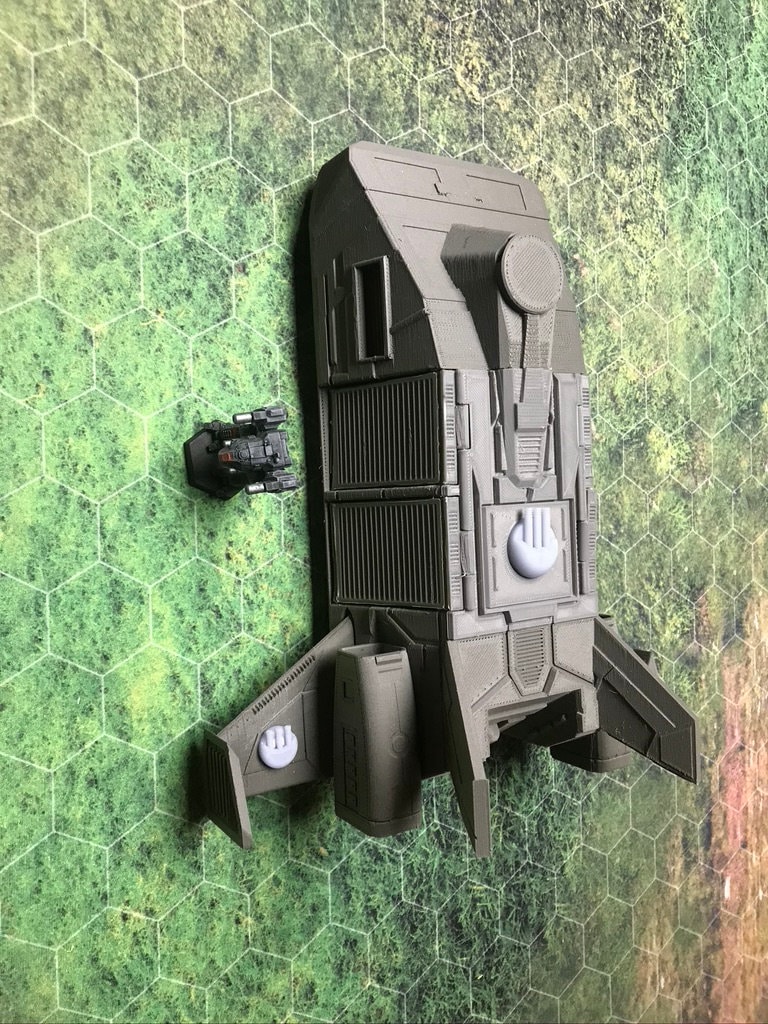 Battletech/citytech Mechscale Leopard Dropship original | Etsy Canada