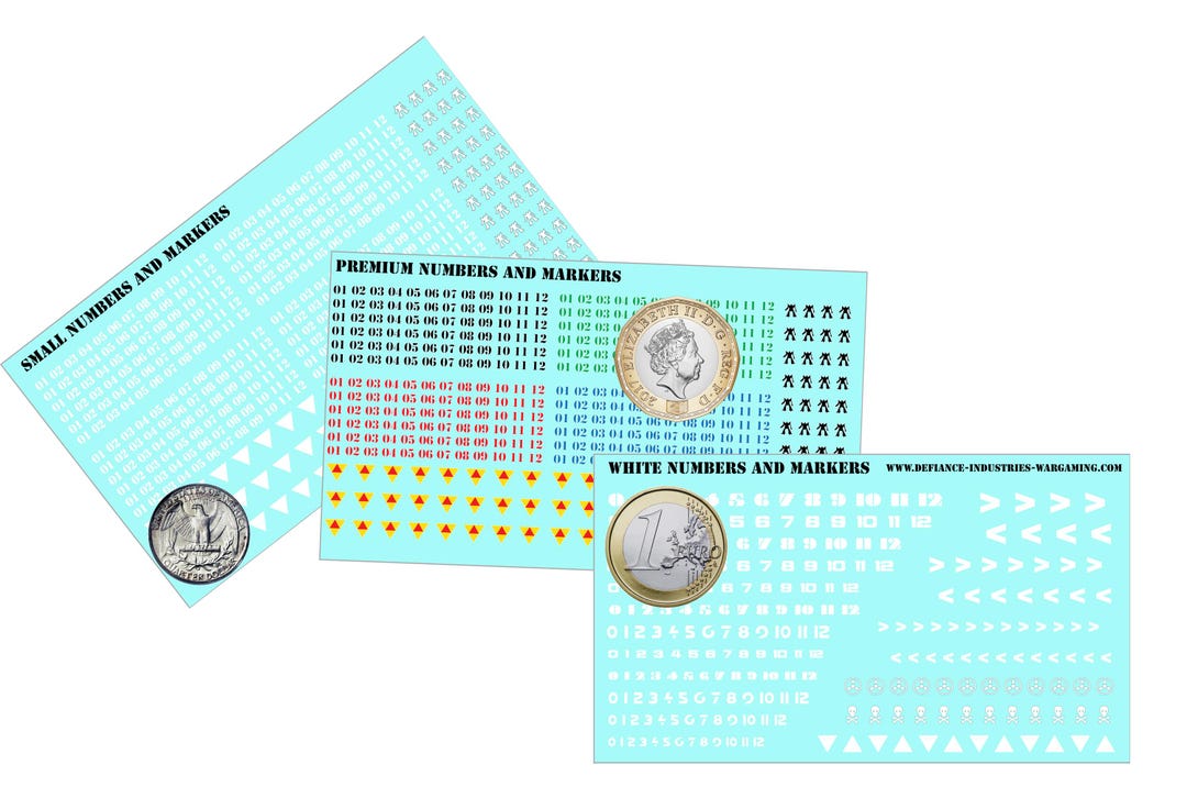 Markers - Numbers & Markers - Premium Waterslide Decals | American ...