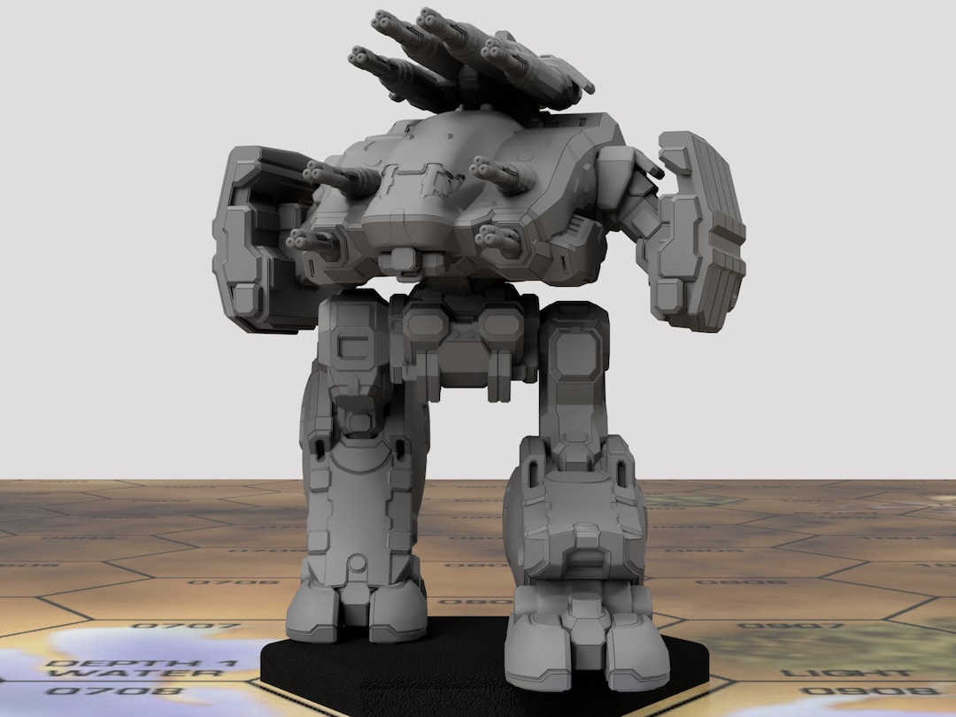Battletech Miniatures Stone Rhino Aksum behemoth Mwo-style by Syllogy ...