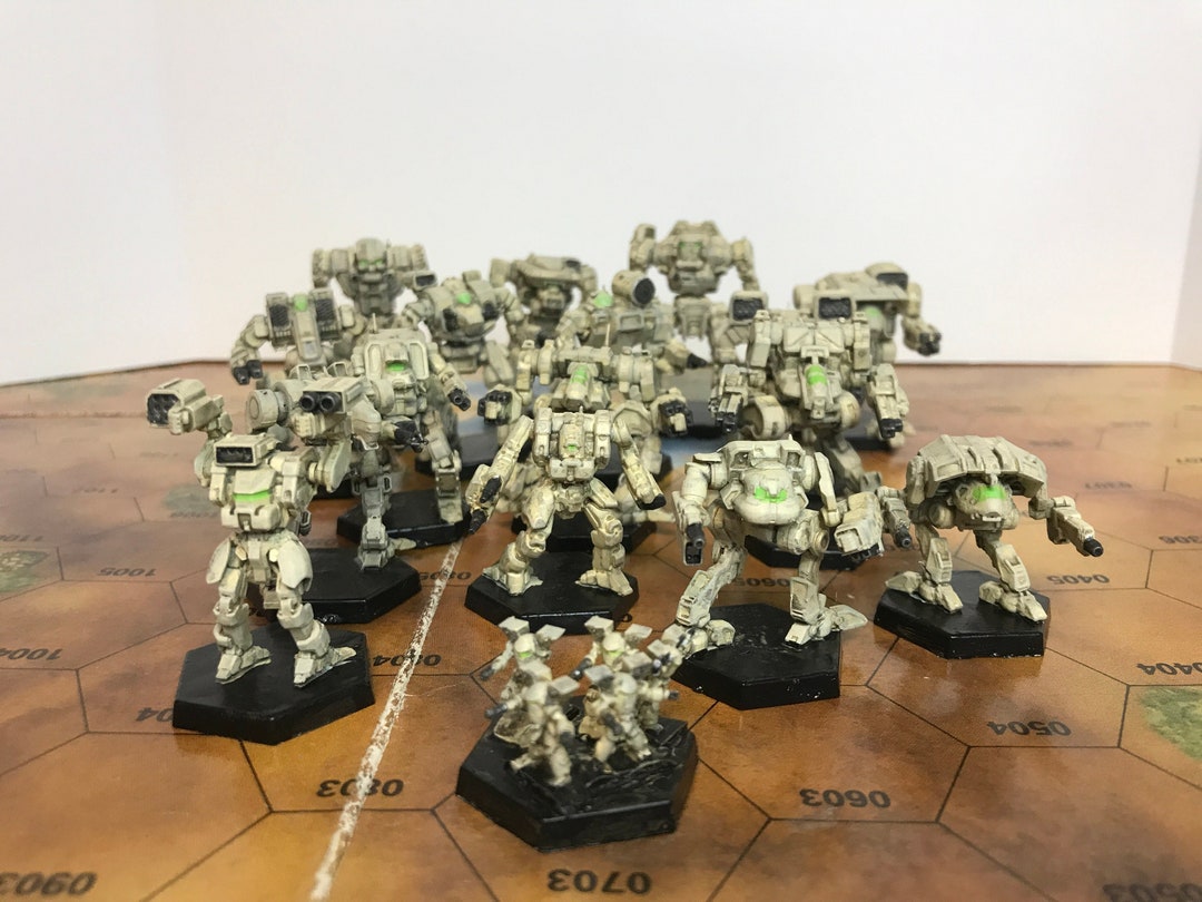 Clan Invasion Starter Pack (17x Clan Omnis and Battle Armor + Hex Bases ...