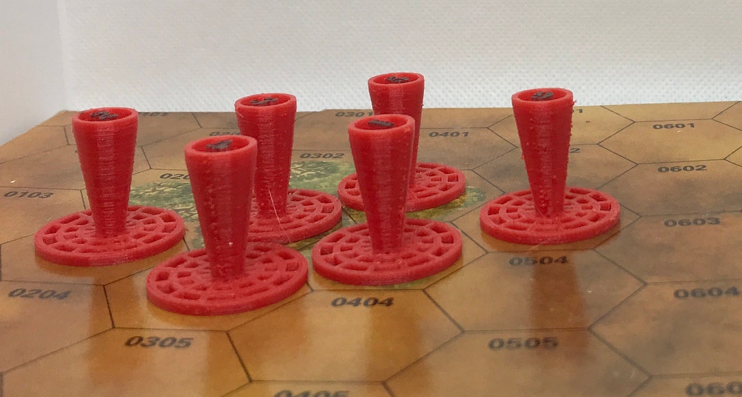Wargaming Objective Markers Compatible With Bt/american Mecha and Other ...