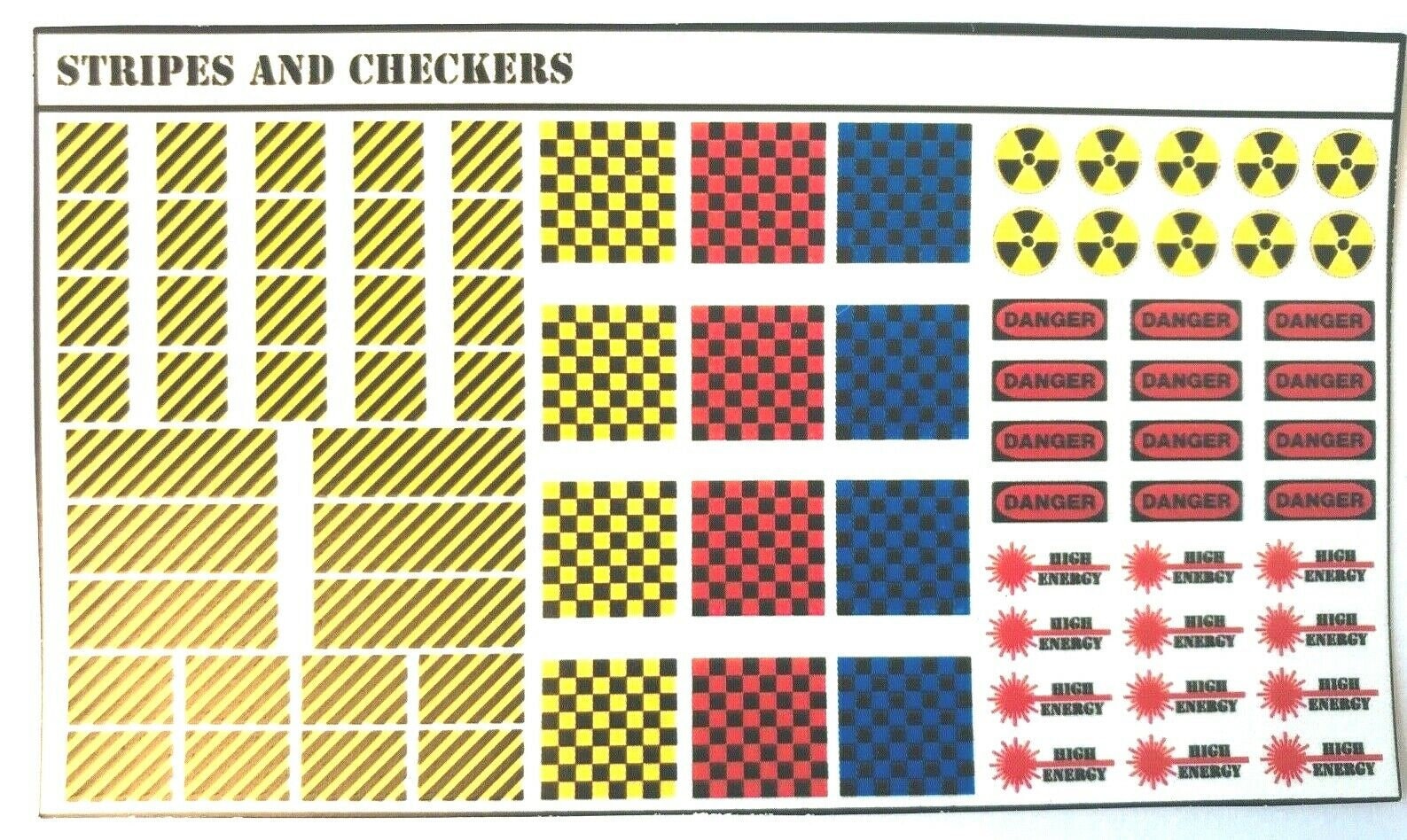 Generic Markers - Waterslide Decals | American Mecha | Compatible with ...