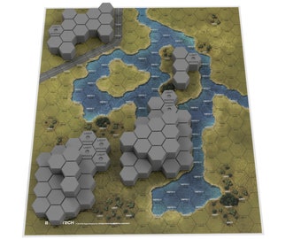 Battletech Map Hills - Etsy