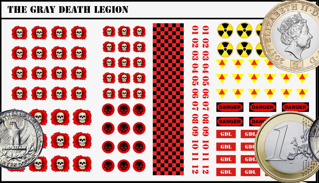 Special Unit Marking Kits Waterslide Decals for Battletech - Etsy