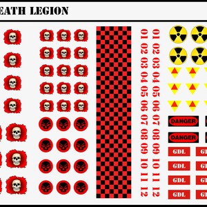 Special Unit Marking Kits Waterslide Decals for Battletech - Etsy