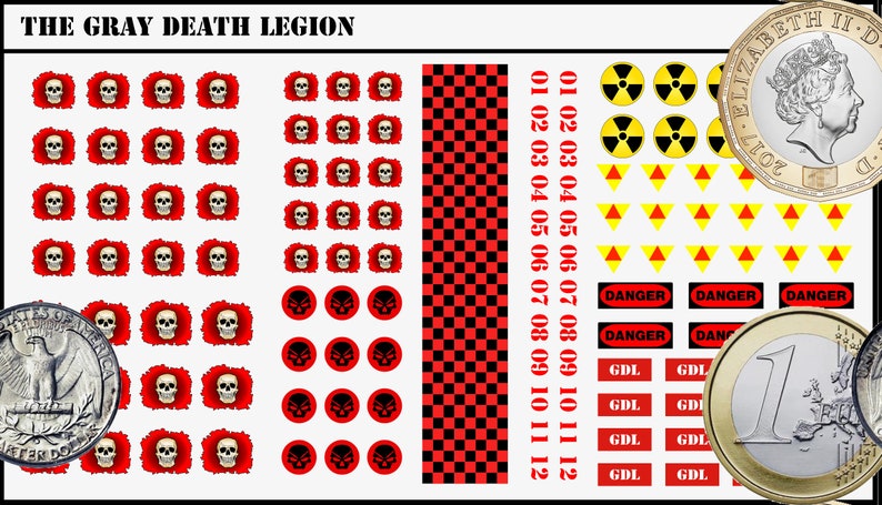 Special Unit Marking Kits Waterslide Decals for Battletech - Etsy