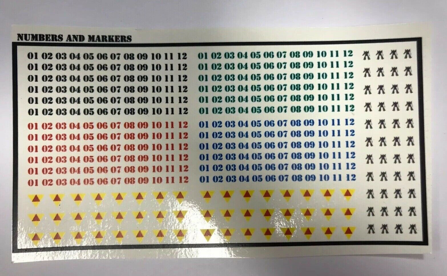 Generic Markers - Waterslide Decals | American Mecha | Compatible with ...