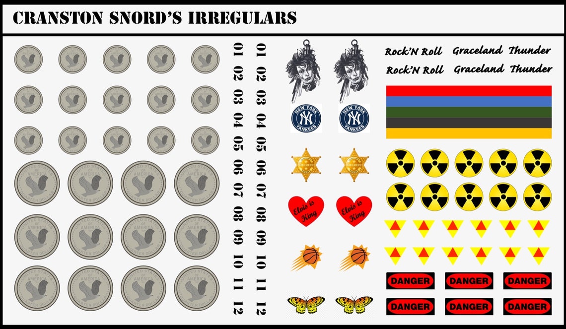 Special Unit Marking Kits Waterslide Decals for Battletech - Etsy