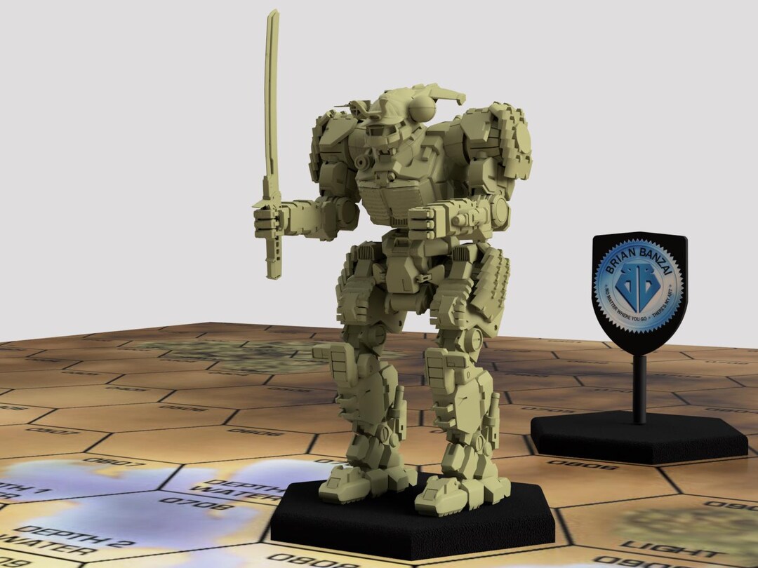 Hatchetman Samurai by Brian Banzai | American Mecha | Compatible With ...