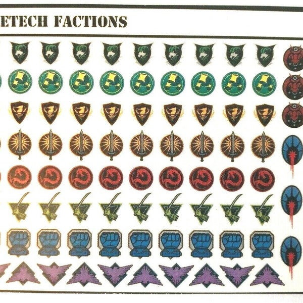 Battletech Decals - Etsy