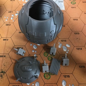 Drop Pod (fits 1 Mech) - Mechscale Military Dropship | DIW Exclusive ...