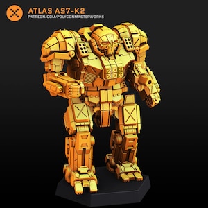 Atlas - PMW Sculpt - Multiple Variants | American Mecha | Compatible ...