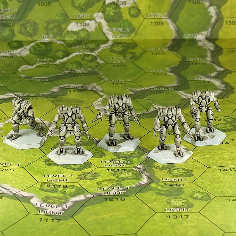 Battletech Miniatures 5x Roc Protomechs cliff - Etsy