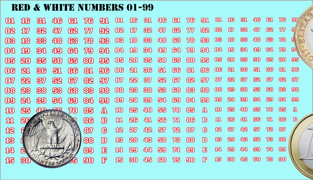Generic Markers - Red & White Numbers - 01-99 | American Mecha ...