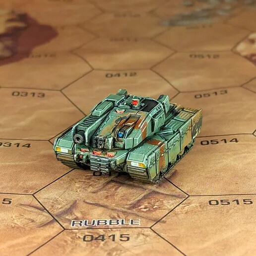 Battletech Miniatures - Oro Tank - SirMortimerBombito Sculpt