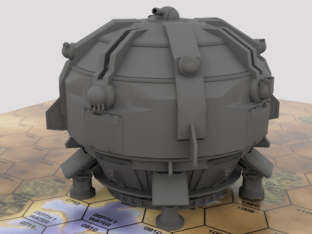 Battletech Fortress Mapscale Military Dropship Defiance Industries ...