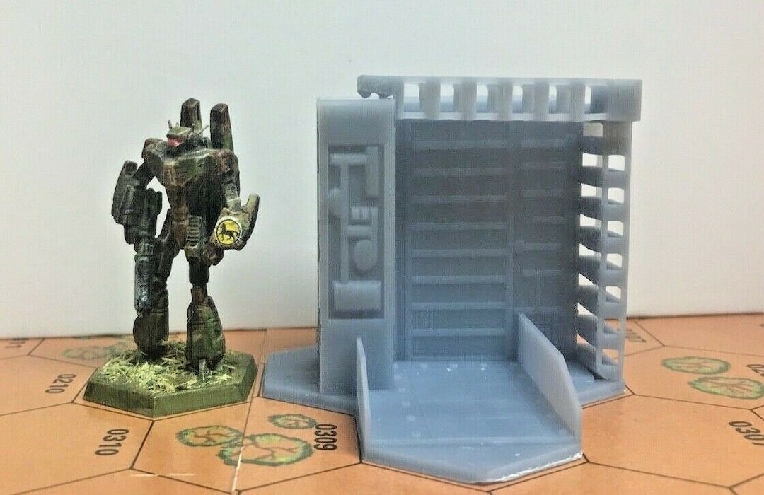 Mecha Repair Bay - Mapscale Buildings | American Mecha | Compatible ...